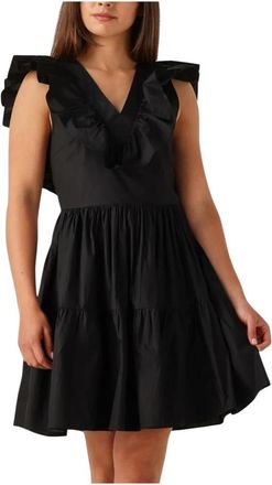 Second Female Zana Kleid - - Dresses - Damen - Schwarzk - M