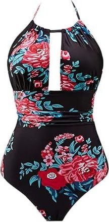 Generic Maillots de bain dos nu pour femme | Maillot de bain dos nu pour femme | Maillot de bain push-up extensible taille haute et dos nu pour un ajustement 