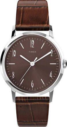Timex Uhren - Mechanische Handaufzug-Uhr Marlin Handwind - Gr. unisize - in Braun - für Damen