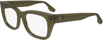 Victoria Beckham Femme, Accessoires, Vert, Taille: ONE Size Montures de Lunettes en Ac&eacute;tate