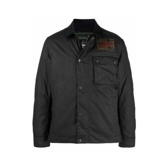 Barbour Schwarze Gewachste Baumwolljacke - - Jackets - Herren - Schwarzk - S