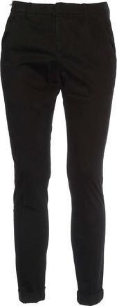 Dondup Homme, Pantalons, Noir, Taille: W35 Pantalon Chino Slim-Fit Noir