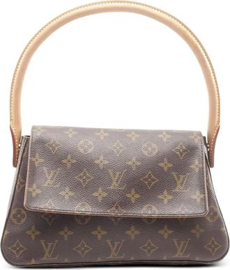 Louis Vuitton mini sac à main Looping monogram (2002) - Marron