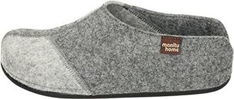 Manitu Femme Chaussons pour la Maison, Gris, 38 EU