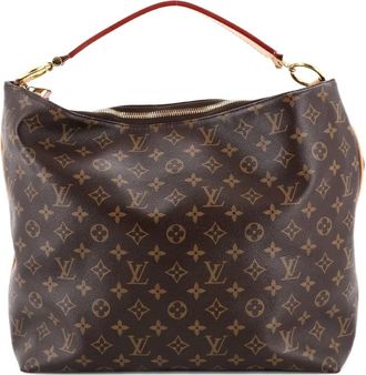 Louis Vuitton Sully Handbag Monogram Canvas MM hobo bag - Braun