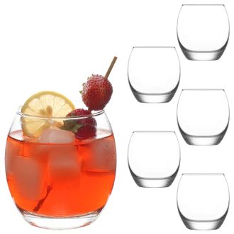 LAV Lav 6 St&uuml;ck 400 ml Cocktailgl&auml;ser Glasgl&auml;ser Cocktailgl&auml;ser aus Glas transparent
