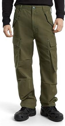G-Star G-Star Homme R-3N Regular Straight Cargo Pants, Vert (shadow olive gd D25224-D752-D033), 31W / 32L