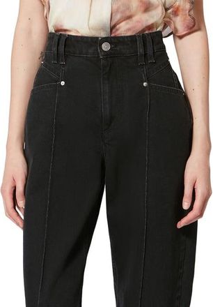 Isabel Marant Jean droit Drolane en denim de coton