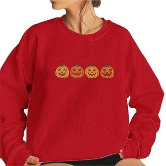 Generic Veste de surv&ecirc;tement pour femme - Pull imprim&eacute; t&ecirc;te - Sweat-shirt &agrave; manches longues - Sweatshirt pour adolescentes et filles - Costume dHalloween - Pu