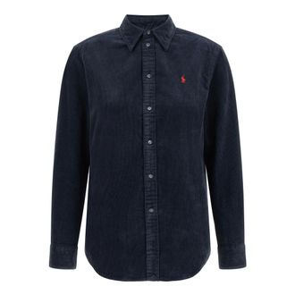 Polo Ralph Lauren Femme, Blouses et Chemises, Bleu, Taille: 42 FR Chemise Sport en Tissu