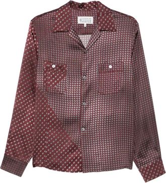 Maison Margiela Homme, Chemises, Multicolore, Taille: 2XS Chemise Imprim&eacute; Cachemire