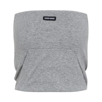 Miu Miu Damen, Sweatshirts & Hoodies, Grau, SGr&ouml;&szlig;e