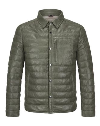 Milestone Gef&uuml;tterte Steppjacke MSBenny aus weichem Lammleder in