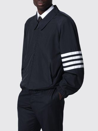 Thom Browne Bomberjacke aus Nylon mit klassischem Kragen und Rei&szlig;verschluss