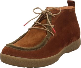 Think Think GEOAG Herren chromfrei gegerbte nachhaltige Stiefelette, Schoko/Kombi 3010, 42.5 EU
