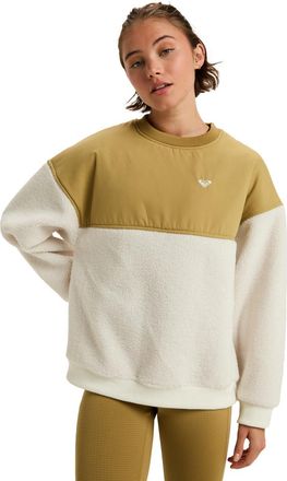 Roxy Waves of Warmth Layered - Sport Polar Fleece for Women - Sport-Polarfleece - Frauen - S - Weiss