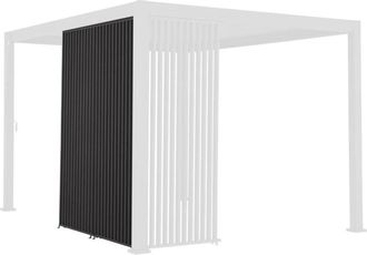 Sweeek Triomphe persienne verticale 4m. aluminium. panneau brise vue. anthracite