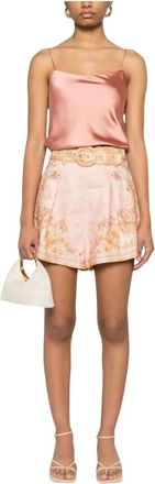 Herno Femme, Tops, Rose, Taille: 38 FR Silk Camisole Top