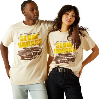 Ariat Mens Sendero Slow Horses T-Shirt in Sandshell, Size 2X-Large, by Ariat