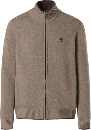 North Sails Homme, Pulls, Beige, Taille: L Full Zip 7GG Tricots