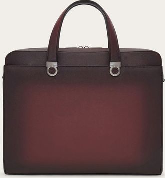 Ferragamo Herren Gancini Aktentasche Rot