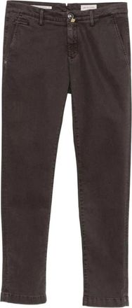 Jacob Cohen Ma&szlig;geschneiderte Chinos - - Trousers - Herren - Braun - W31