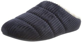 FitFlop Womens Chrissie Corduroy Haus Slipper, bleu marine, 36 EU