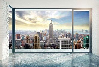 Scenolia Fototapete New York AT HOME 3x2,70m Deko XXL Fototapete Wandbild Wandbild Wandbild Wandbild HD