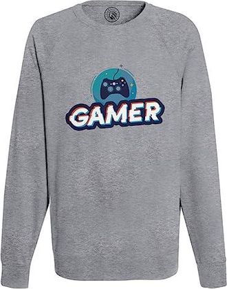 Fabulous Sweatshirt Homme Gris Gamer Passion Jeux Vidéo Enfant