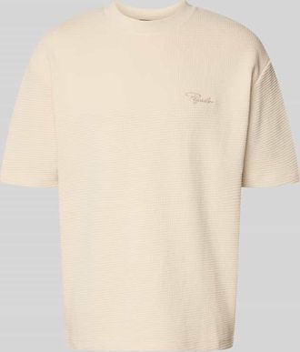 Pegador Oversized T-Shirt mit Strukturmuster und Label-Stitching