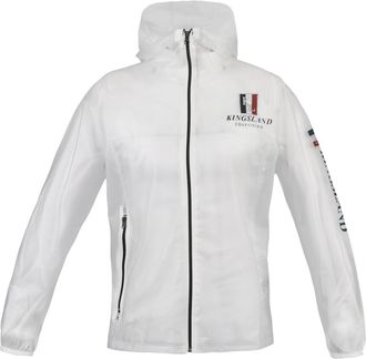 Kingsland Classic Transparente Regenjacke mit Kapuze und getapten Nähten, PVC, Unisex für damen und herren (XXXS)