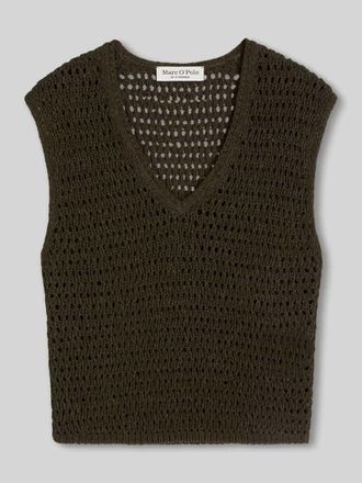 Marc O'Polo Slim Fit Pullunder aus Baumwoll-Mix