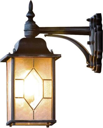 Konstsmide Applique ext&eacute;rieure Milano 7248-759 E27 75 w noir, argent