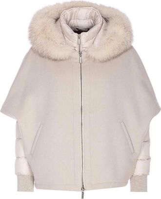 Moorer Blouson Rembourré - Beige