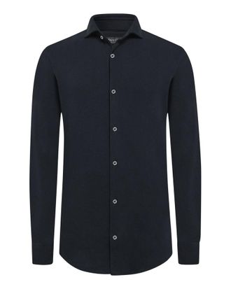 Marc O'Polo Jersey Piqu&eacute;-Hemd aus Bio-Baumwolle, Shaped Fit in