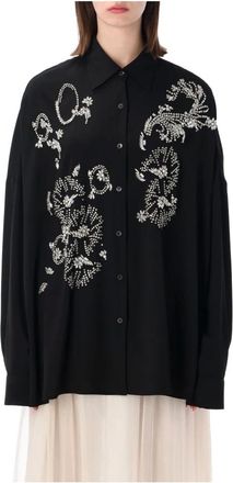 Dries Van Noten Femme, Blouses et Chemises, Noir, Taille: 40 FR Chemises