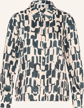 Hobb's Hemdbluse Velma Aus Satin blau