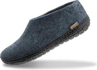 Glerups dk Glerups Filz Hausschuhe Herren und Damen (Größe 36) | Komfortabler Hausschuh mit Natürlicher Gummisohle | Herren & Damen Slipper Geschlossen | Comfort