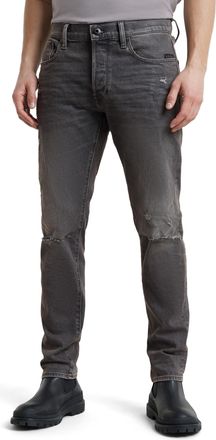 G-Star Herren 3301 Slim Jeans Jeans, Grau (Worn in Vulcano Crater Destroyed 51001-d497-g819), 34W / 36L