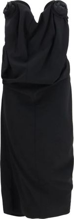 Magda Butrym Robe Pf26 11 - Femme - Robes - Noir - Taille: 38 FR
