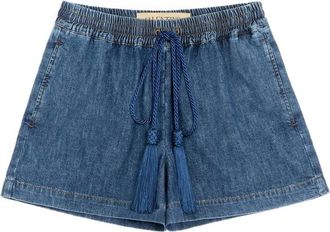Valentino Denim Chambray Shorts