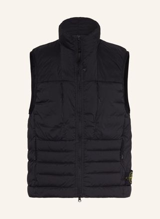 Stone Island Daunenweste schwarz