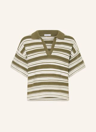 Mrs & Hugs Mrs & Hugs Strick-Poloshirt gruen