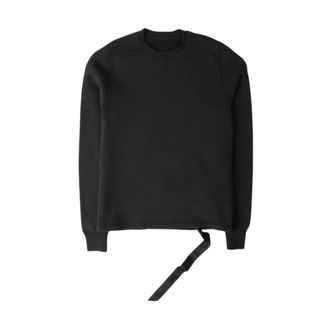 Rick Owens Homme, Sweatshirts et sweats &agrave; capuche, Noir, Taille: L SweaT-shirt ras du cou