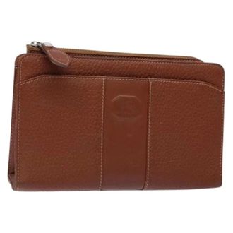 Burberry Pre-owned Cuir pochettes-minaudieres - Femme - Pre-owned - Brun - Taille: ONE Size