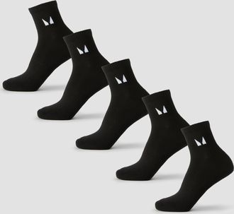 MyProtein Chaussettes basses MP unisexe (lot de 5 paires) - Noir - UK 9-11