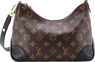 Louis Vuitton Boulogne NM Handbag Monogram Canvas shoulder bag - Braun