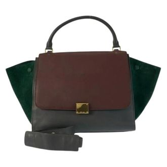 Celine Sac &agrave; main Pre-owned Trapeze en cuir et su&egrave;de - Femme - Pre-owned - Multicolore - Taille: ONE Size