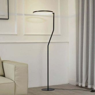 Lindby [GEBRAUCHT] B-Ware Lindby Led Stehleuchte Standlampe Rayon Led Schwarz Metall H&ouml;he 1503 Cm