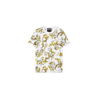 Versace Jeans Couture Homme, Tops, Multicolore, Taille: XL T-shirt en coton